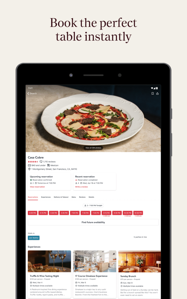 OpenTable 18.20.1 APK Download by OpenTable - APKMirror