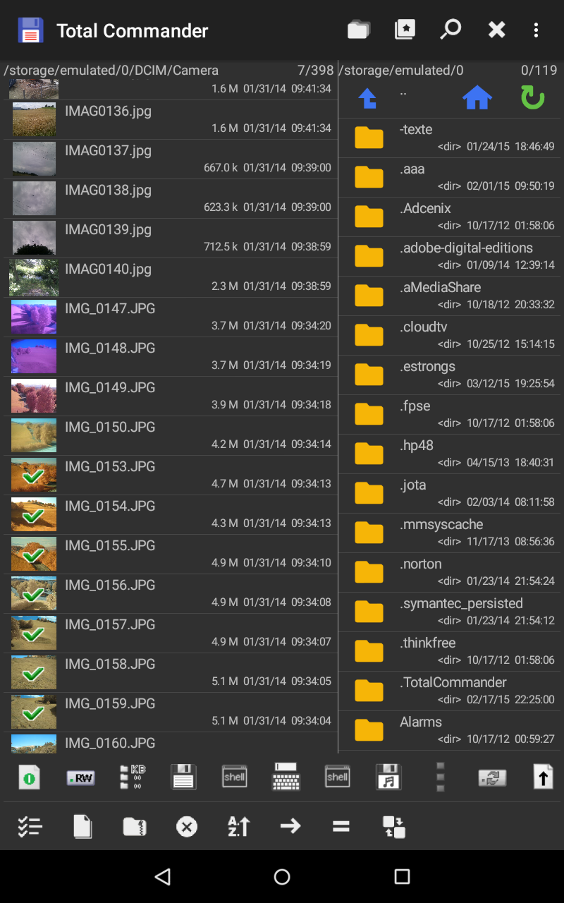 Total Commander - file manager 3.60b4 beta (arm64-v8a) (Android 2.2 ...