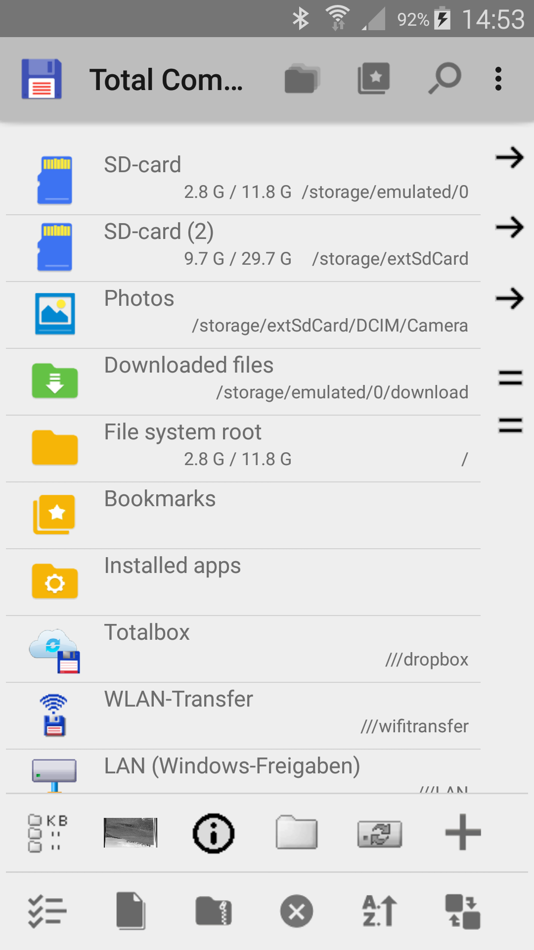Total Commander - file manager 3.60b4 beta (arm64-v8a) (Android 2.2 ...