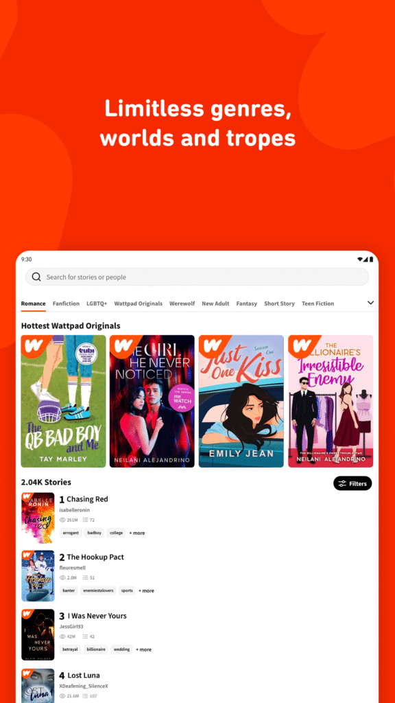 Wattpad - Read & Write Stories 11.11.1 APK Download by Wattpad.com ...