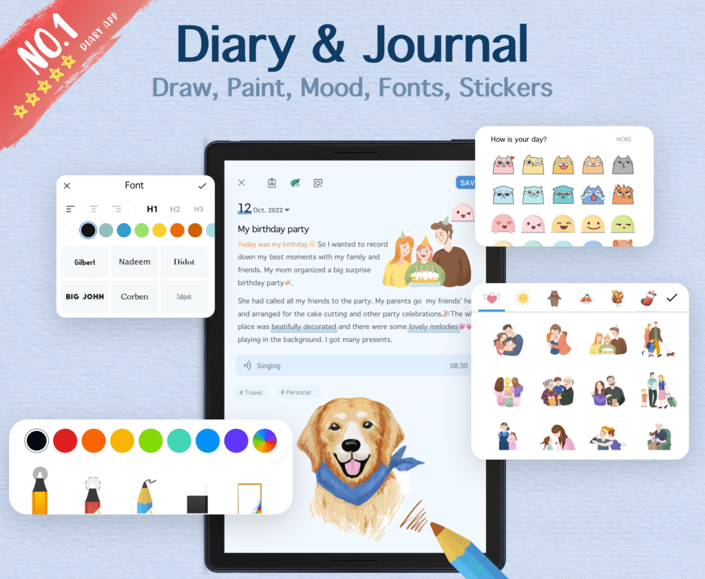 My Diary - Daily Diary Journal 1.03.70.1025 APK Download by Dairy App ...