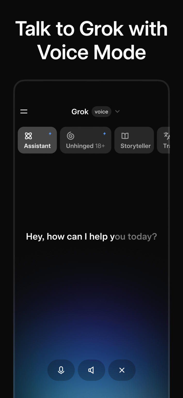 Grok - AI Assistant 1.0.25-release.00 (120-640dpi) APK Download by xAI ...