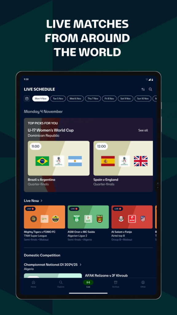 FIFA+ | Football streaming app 8.5.25 (arm64-v8a + x86_64) (160-480dpi ...