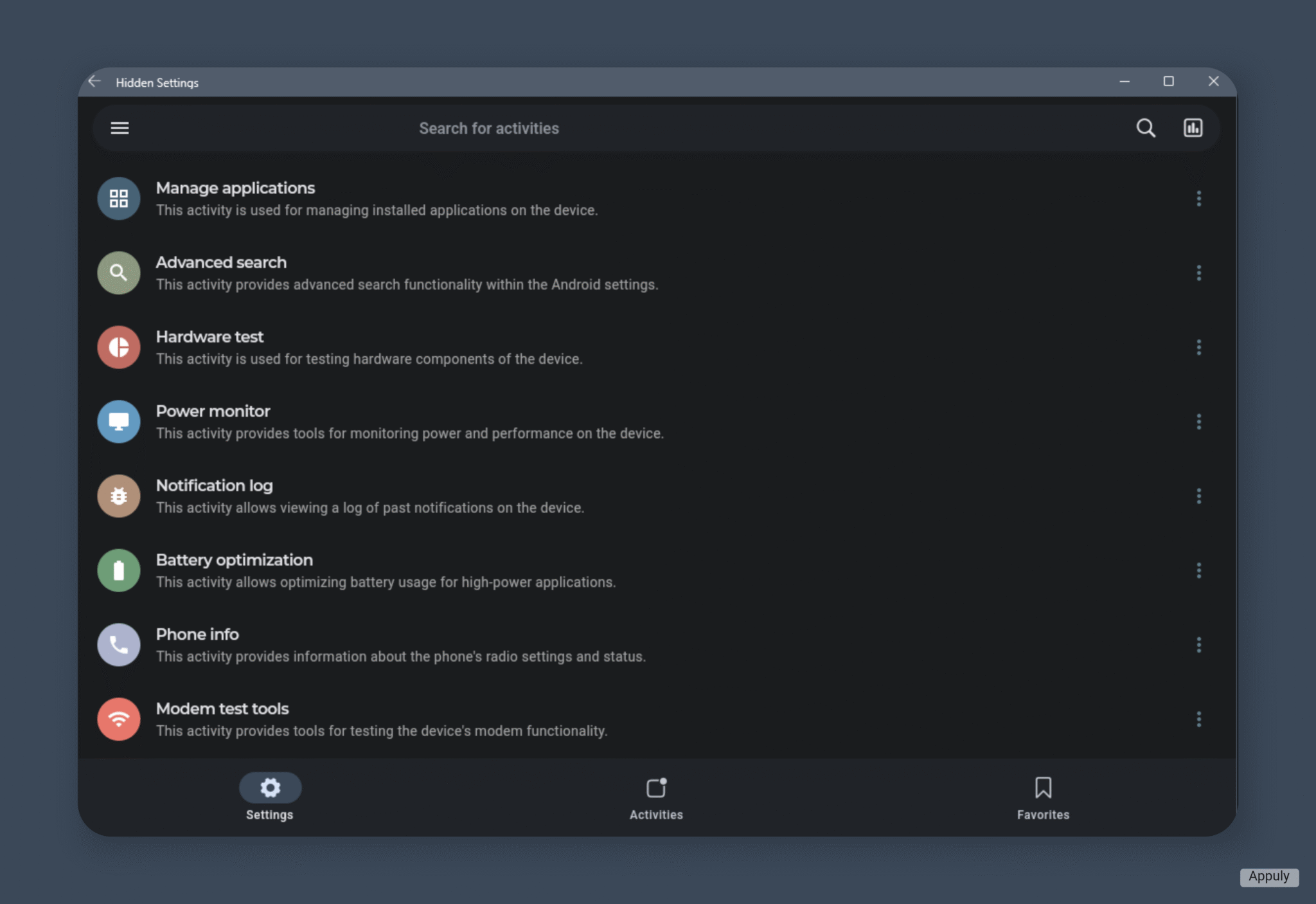 Download Hidden Settings APKs for Android - APKMirror