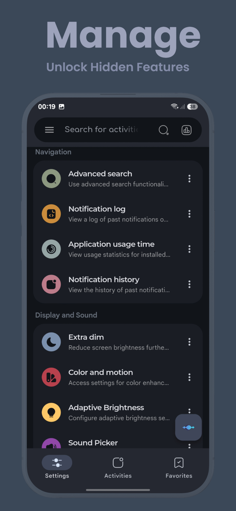 Download Hidden Settings APKs for Android - APKMirror