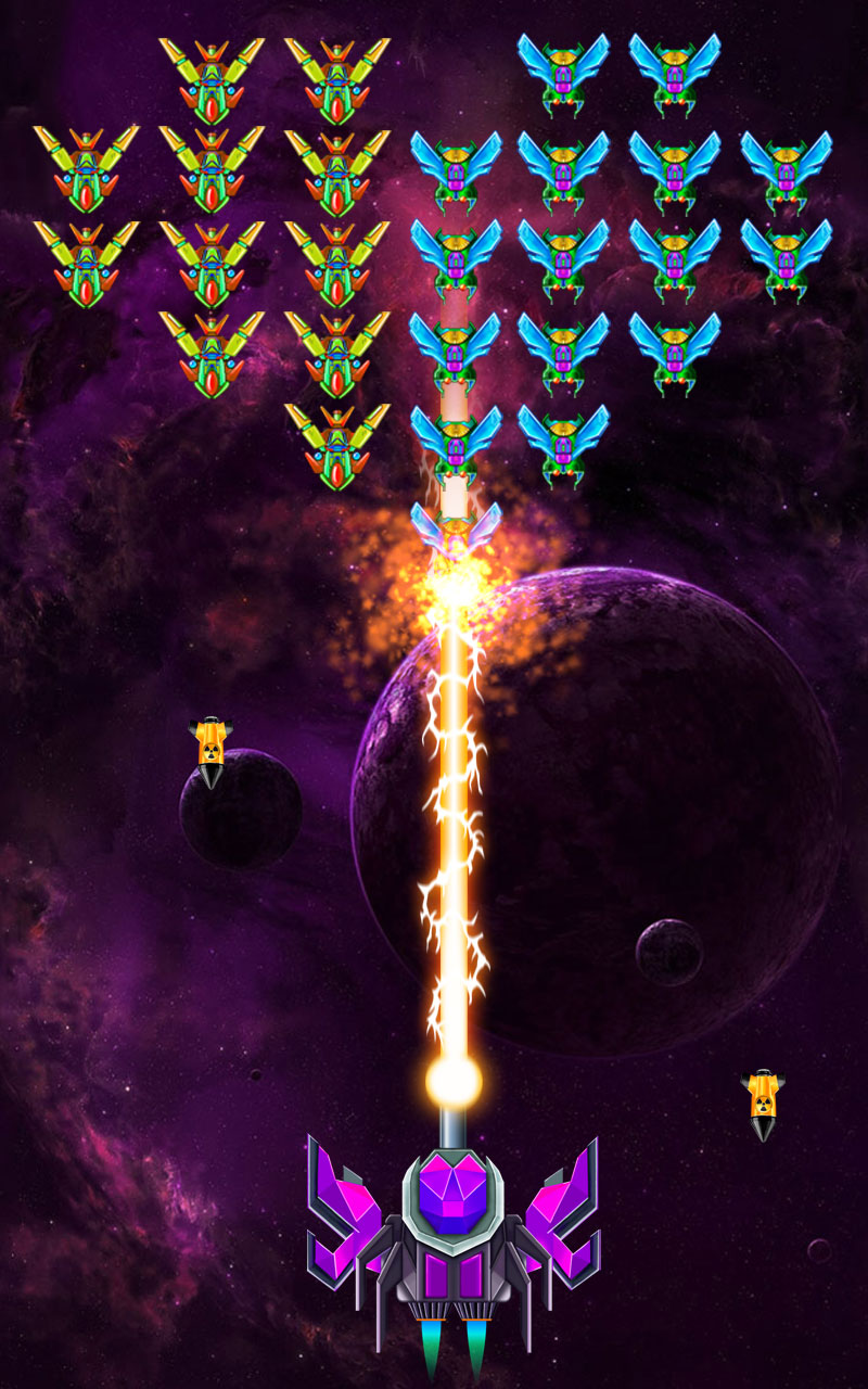 Galaxy Attack: Shooting Game 67.1 (arm64-v8a + arm-v7a) (Android 7.0 ...