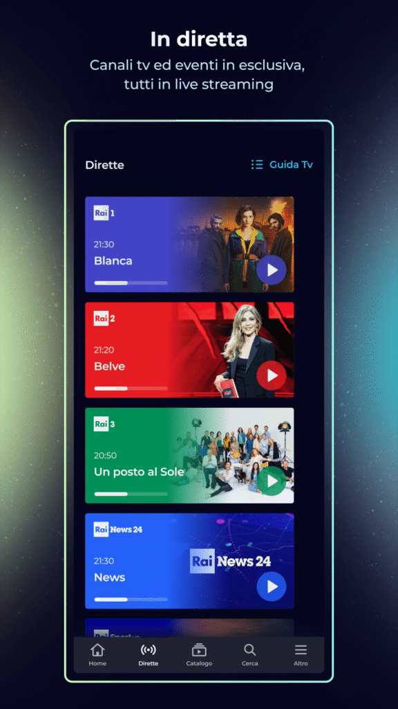 RaiPlay per Android TV 4.2.6 (arm64-v8a + arm-v7a) (320dpi) (Android 5. ...