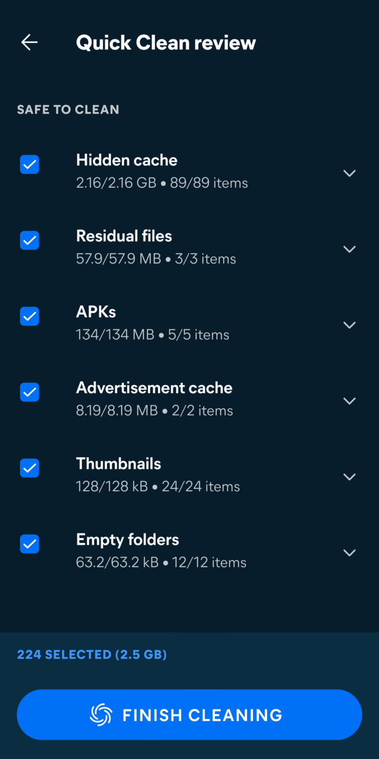 Avast Cleanup – Phone Cleaner 25.15.0 (arm64-v8a + arm-v7a) (120-640dpi ...