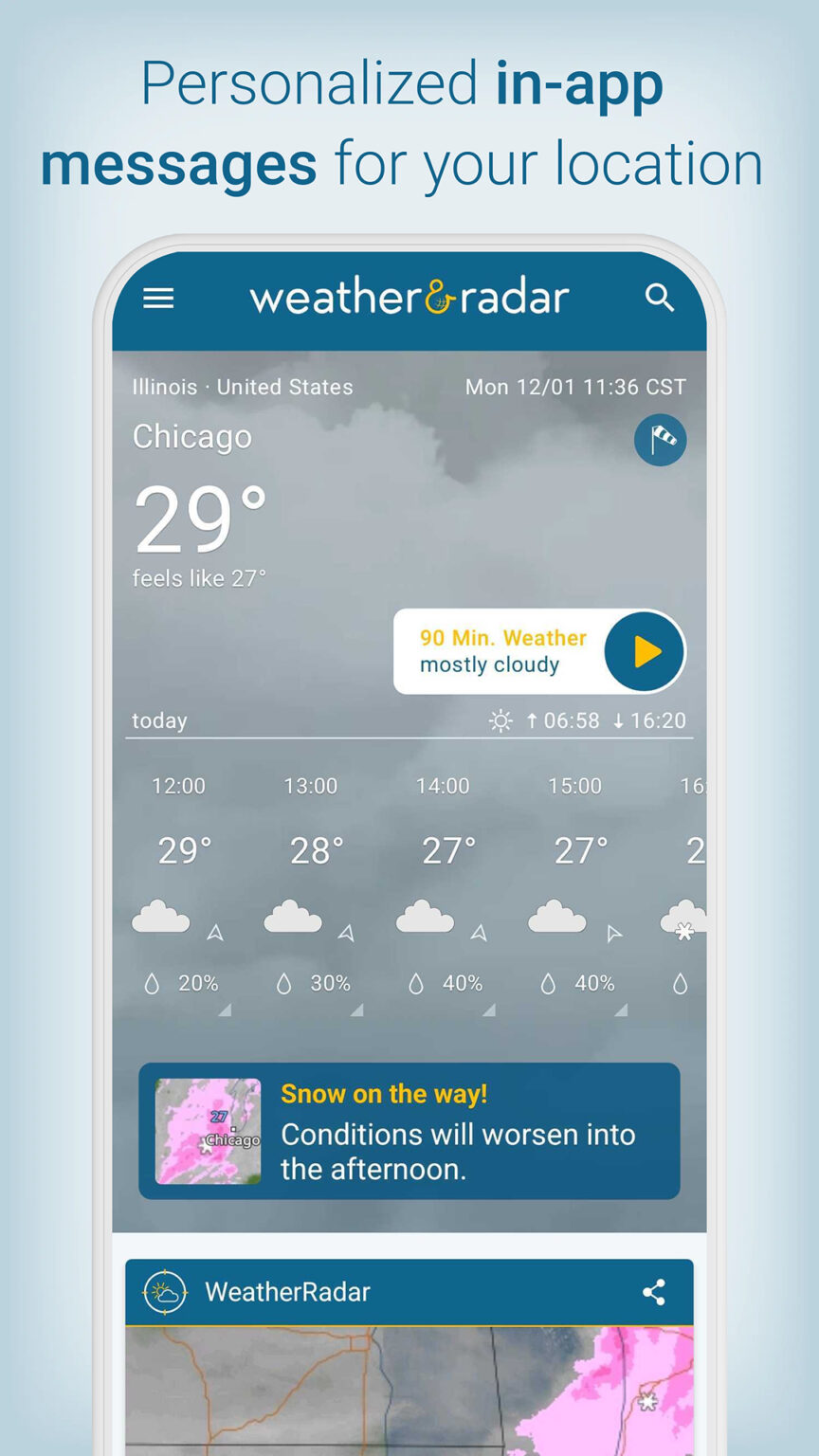 Weather & Radar - Storm radar 2026.2.1 APK Download by WetterOnline ...