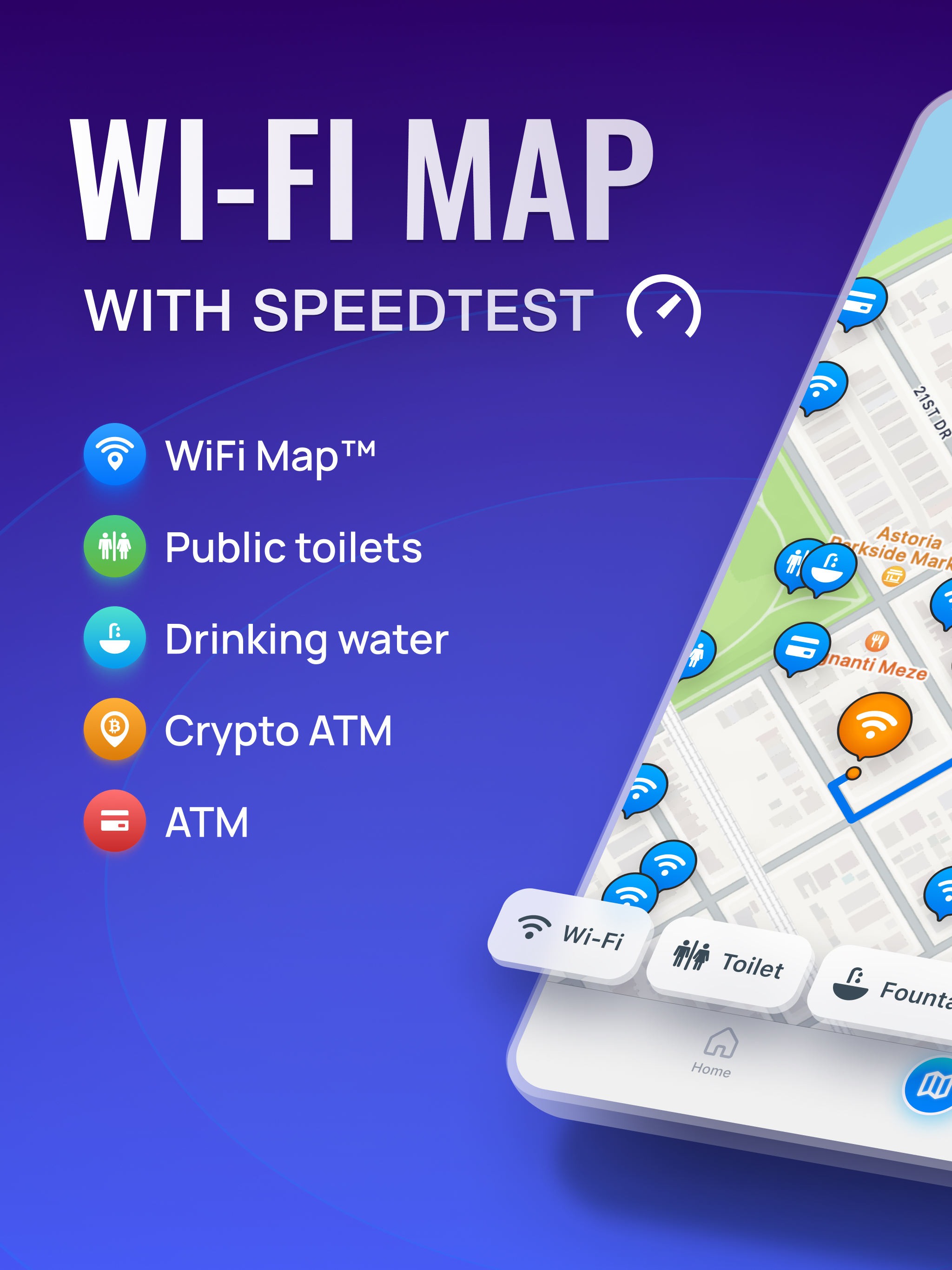 WiFi Map・Internet & Speed Test 8.4.3 APK Download by WiFi Map LLC ...