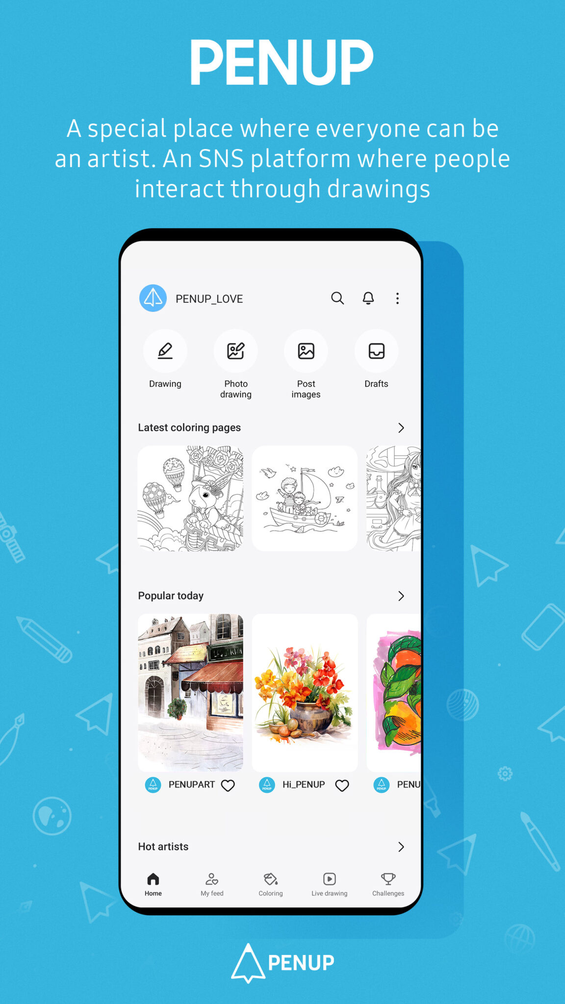 Download PENUP – Drawing-sharing SNS APKs for Android - APKMirror