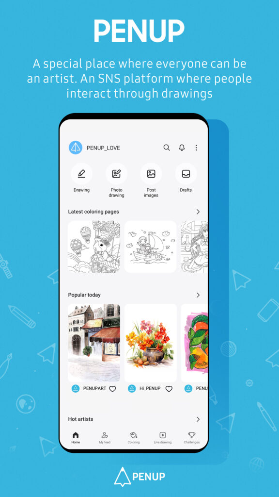 PENUP – Drawing-sharing SNS 3.9.20.18 APK Download by Samsung ...