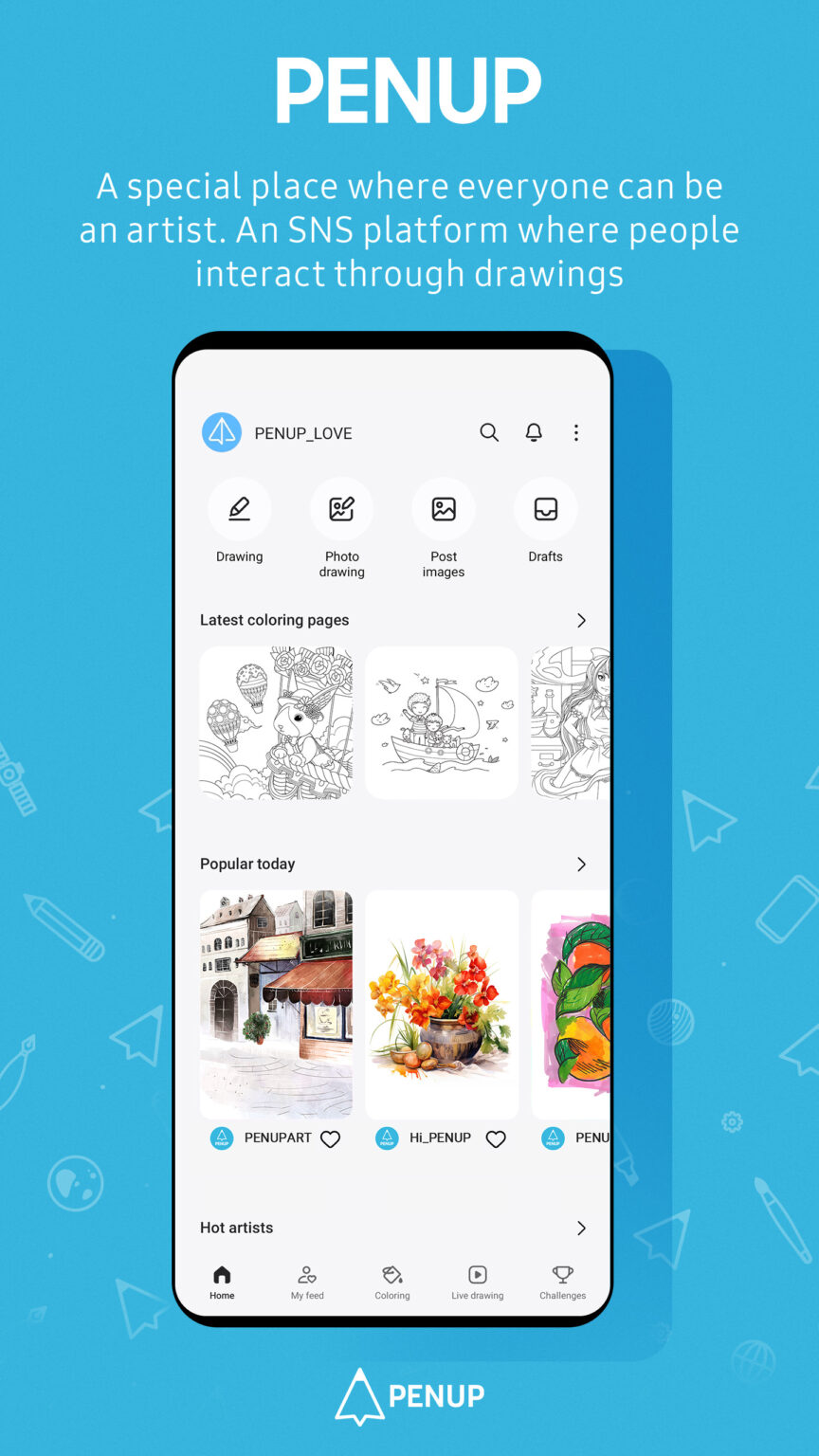 Download PENUP – Drawing-sharing SNS APKs for Android - APKMirror