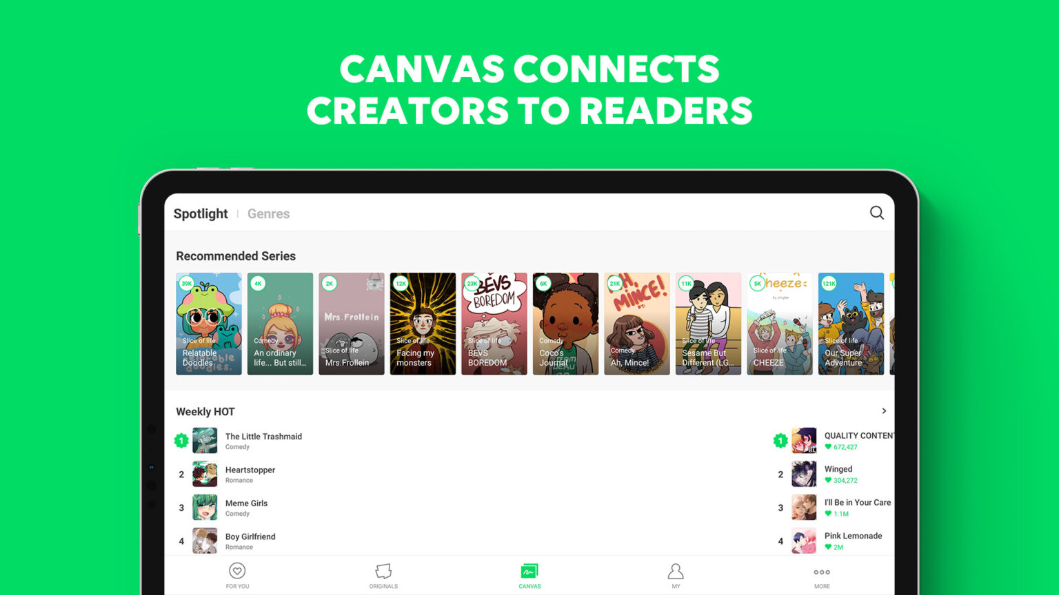 WEBTOON: Manga, Comics, Manhwa 3.7.1 (arm64-v8a + arm-v7a) (Android 8.0 ...