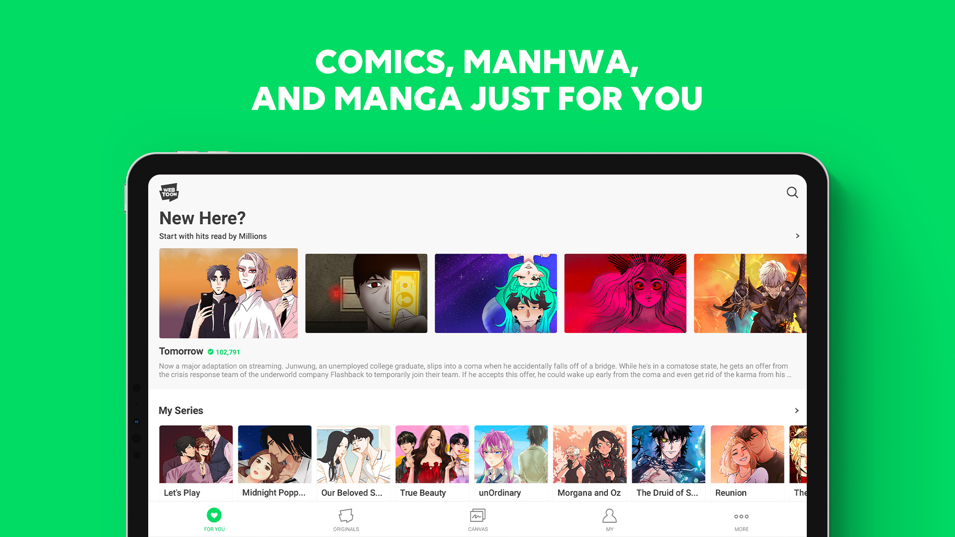 WEBTOON: Manga, Comics, Manhwa 3.7.1 (arm64-v8a + arm-v7a) (Android 8.0 ...