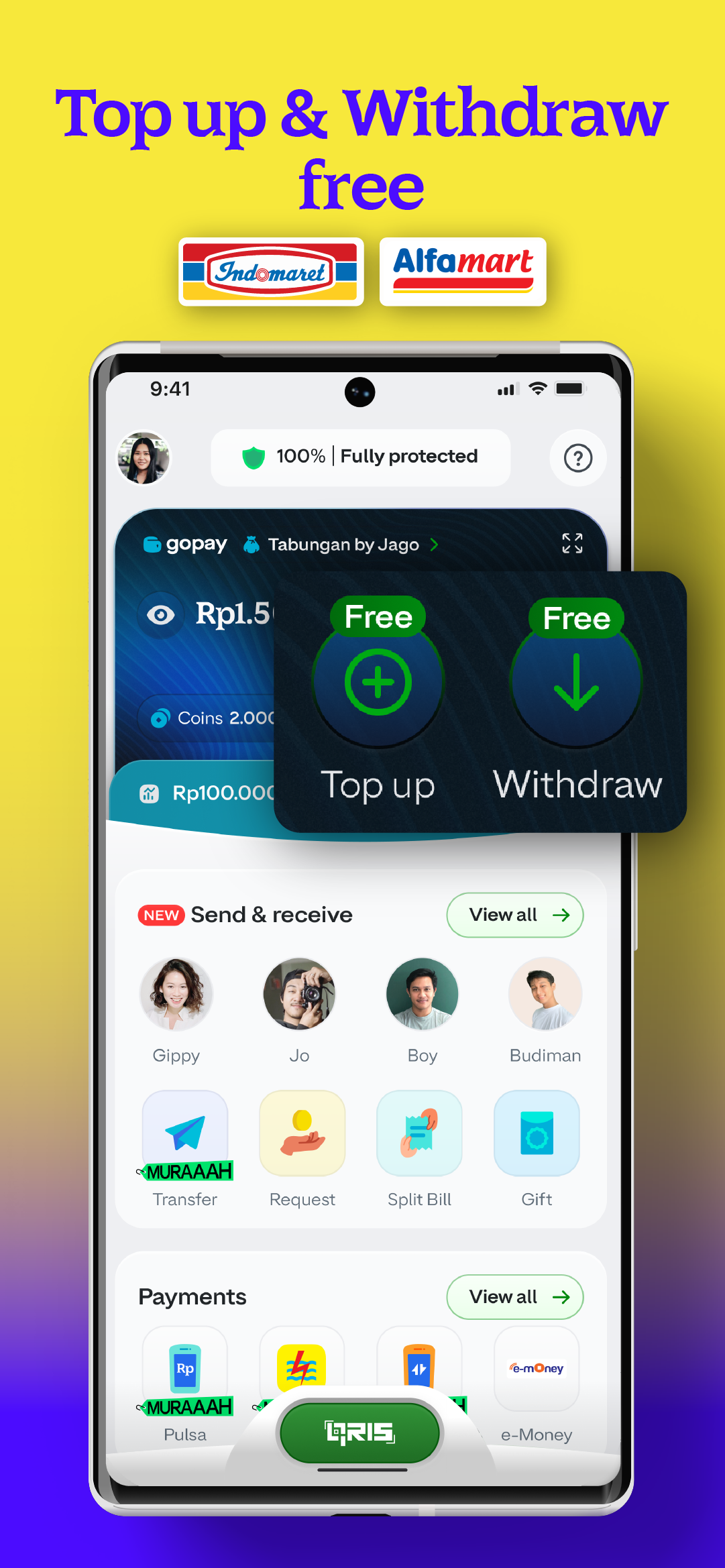 GoPay: Transfer, Payment, QRIS 1.64.1 APK Download by PT. GoTo Gojek ...