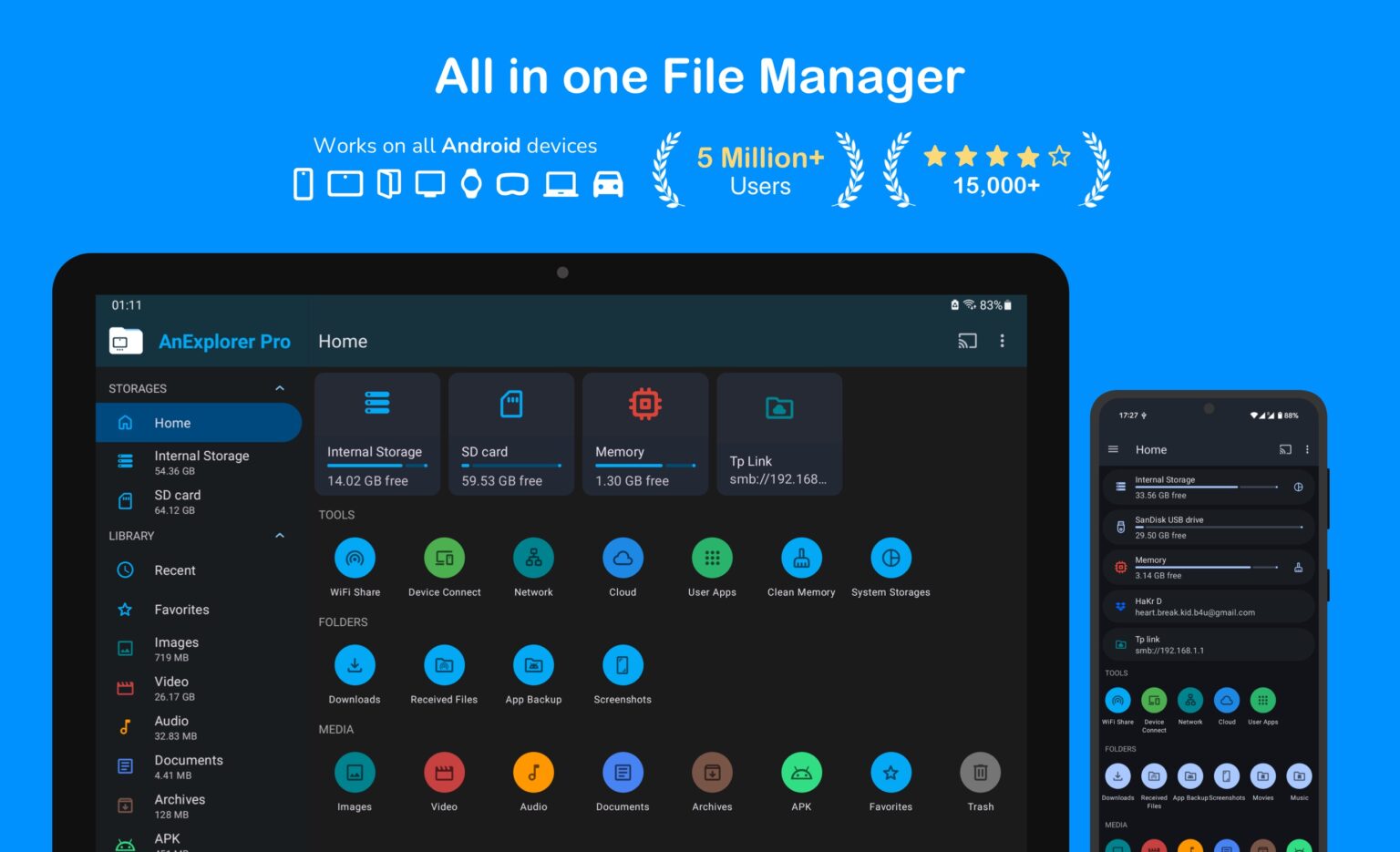 Download AnExplorer TV File Manager APKs for Android - APKMirror