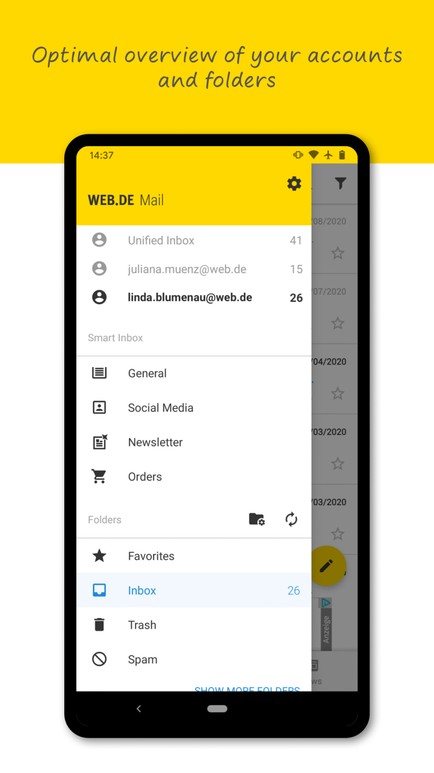 WEB.DE Mail & Cloud 8.18.1 (120-640dpi) (Android 9.0+) APK Download by WEB.DE - APKMirror