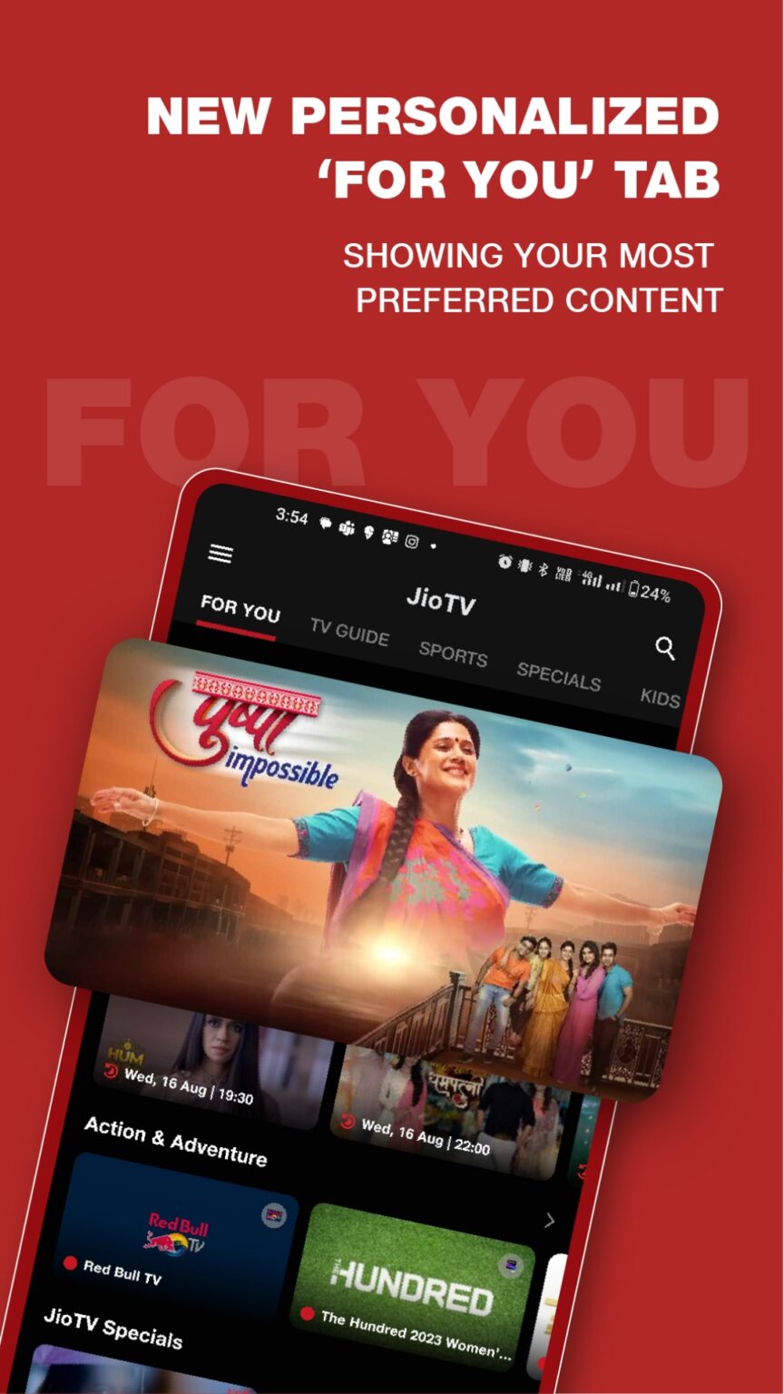 JioTV: Live TV, Catch-Up & OTT 7.1.7 APK Download by Jio Platforms ...