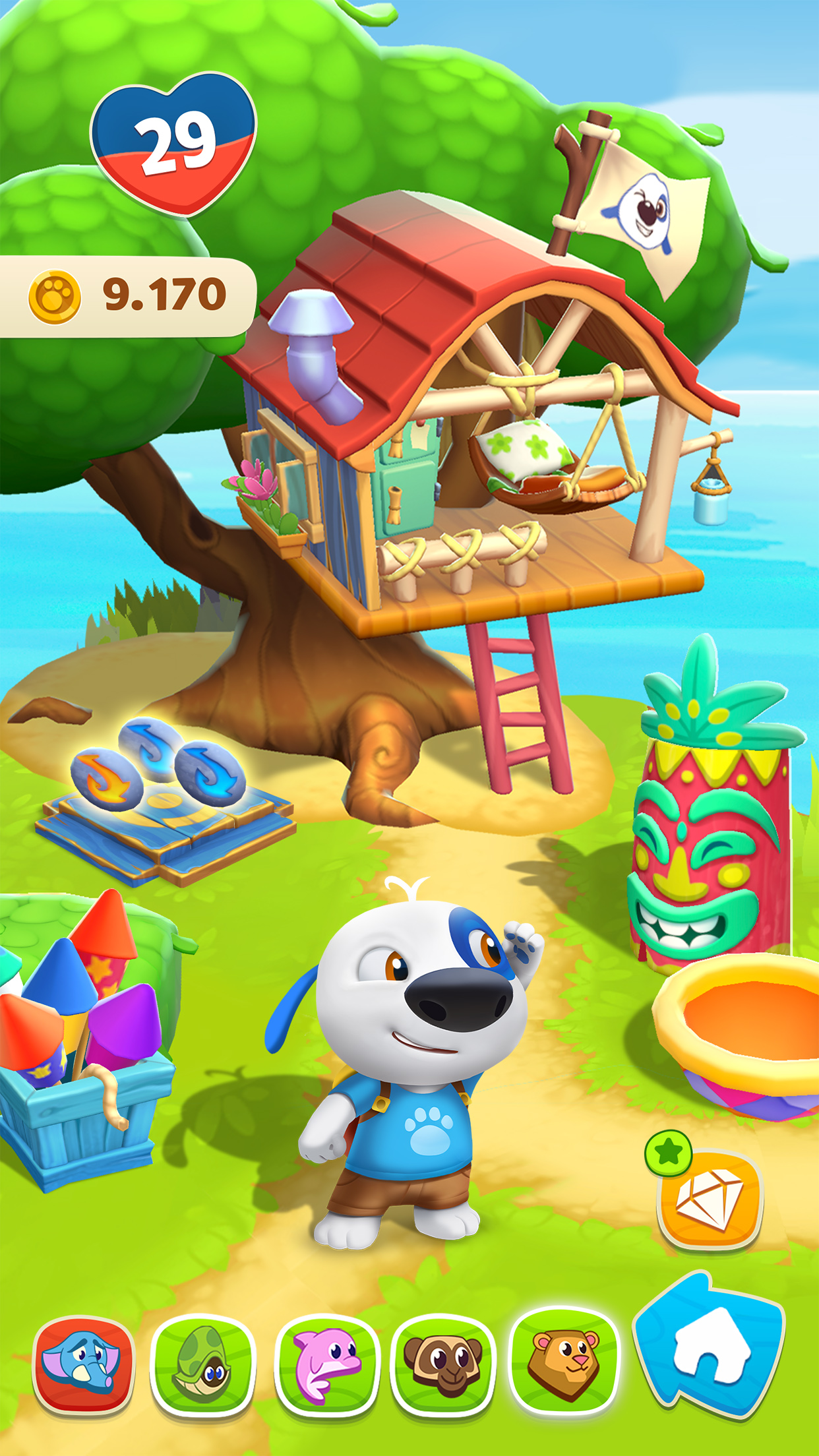 My Talking Hank: Islands 2.8.2.2049 APK Download by Outfit7 Limited ...