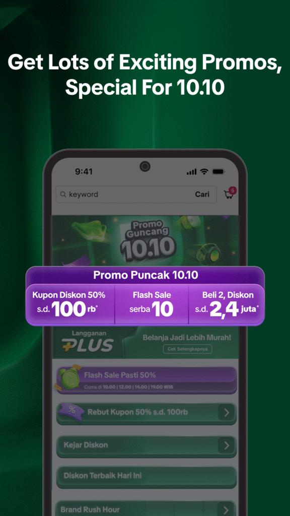 Tokopedia Promo Guncang 10.10 3.200 APK Download by PT. Tokopedia ...