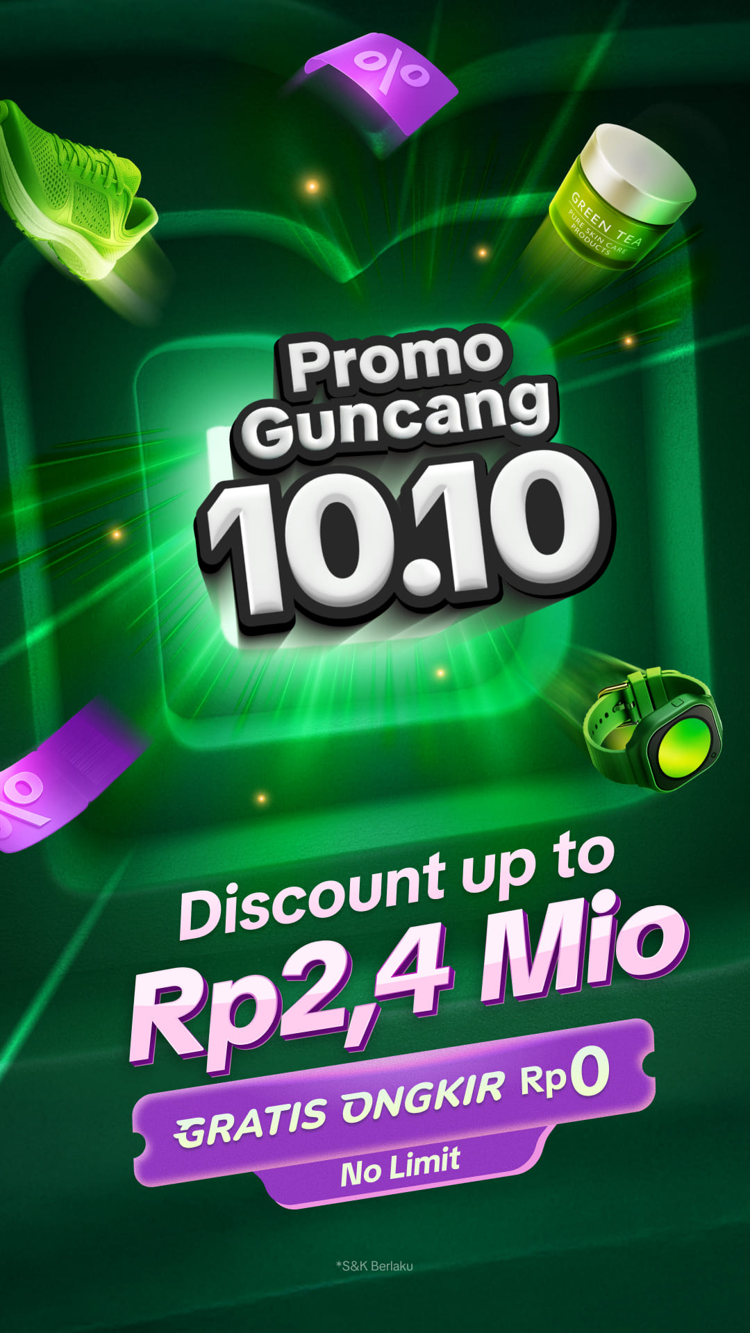 Tokopedia Promo Guncang 10.10 3.200 APK Download by PT. Tokopedia ...