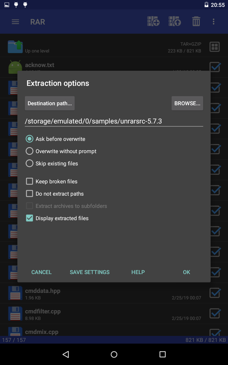 RAR 7.20.build130 APK Download by RARLAB (published by win.rar GmbH ...