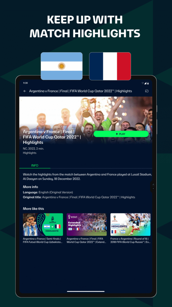 FIFA+ Stream Live Football TV (Android TV) 8.5.52 (arm64-v8a + arm-v7a ...
