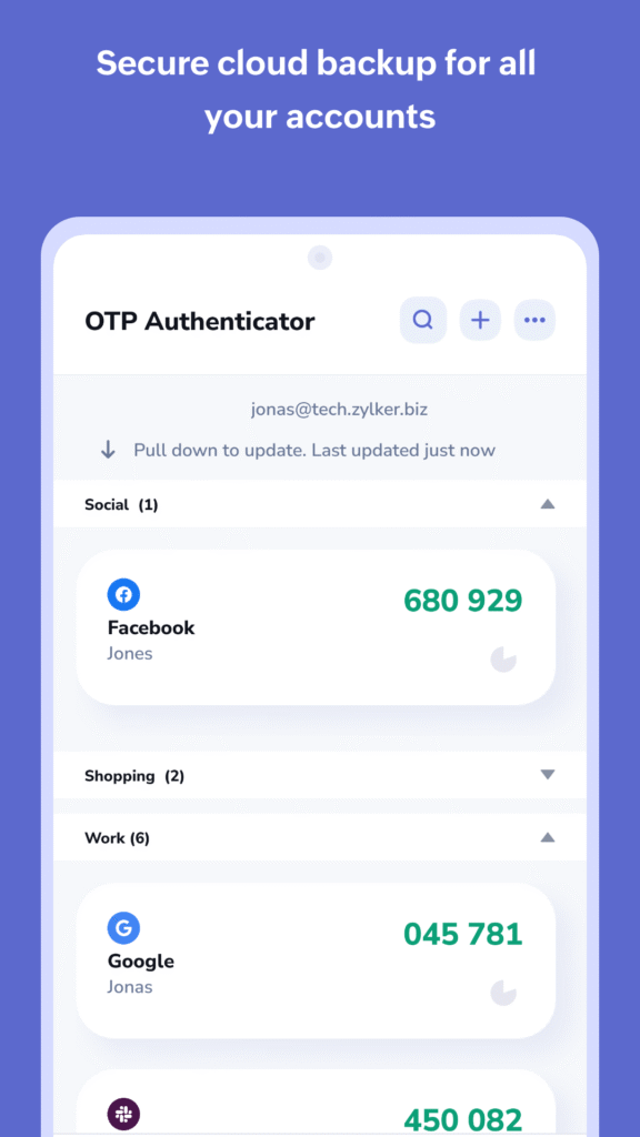 Authenticator App - OneAuth 4.0 APK Download by Zoho Corporation ...