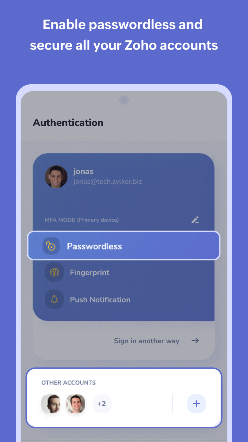 Authenticator App - OneAuth 4.0 APK Download by Zoho Corporation ...