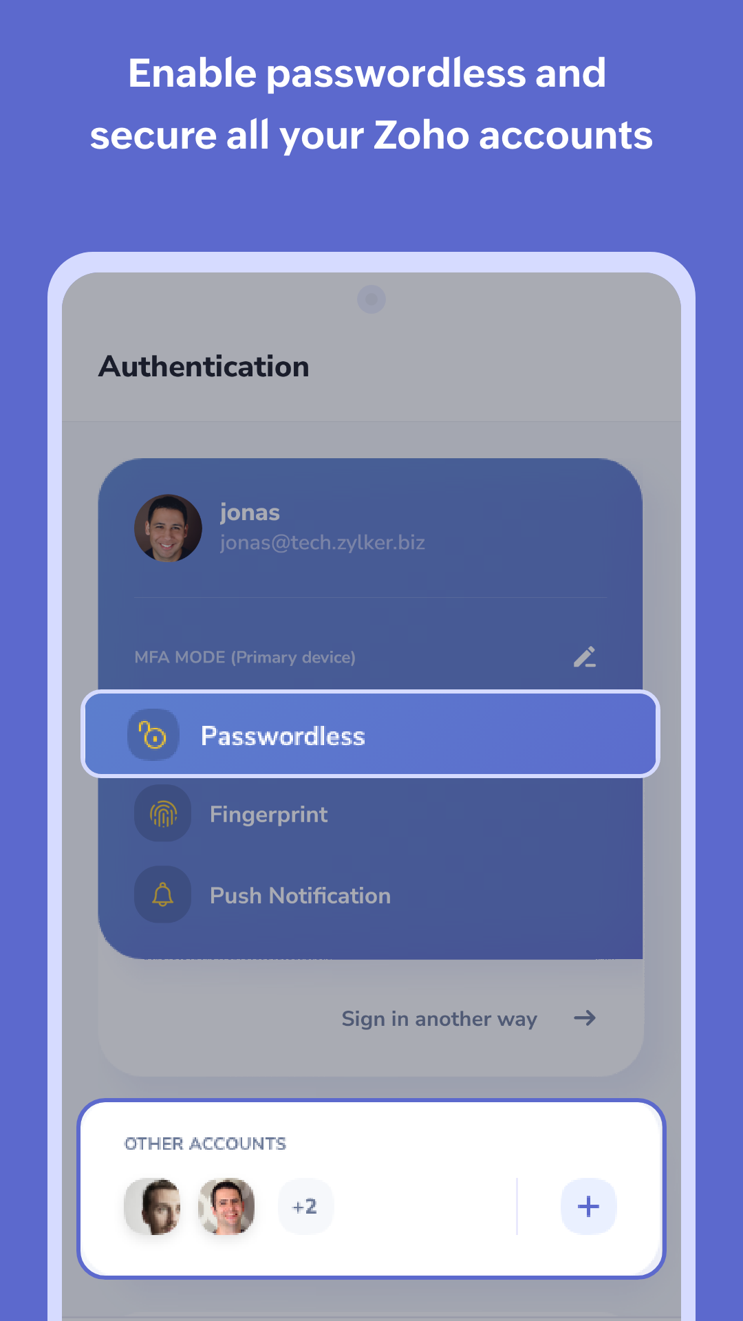 Authenticator App - OneAuth 4.0 APK Download by Zoho Corporation ...