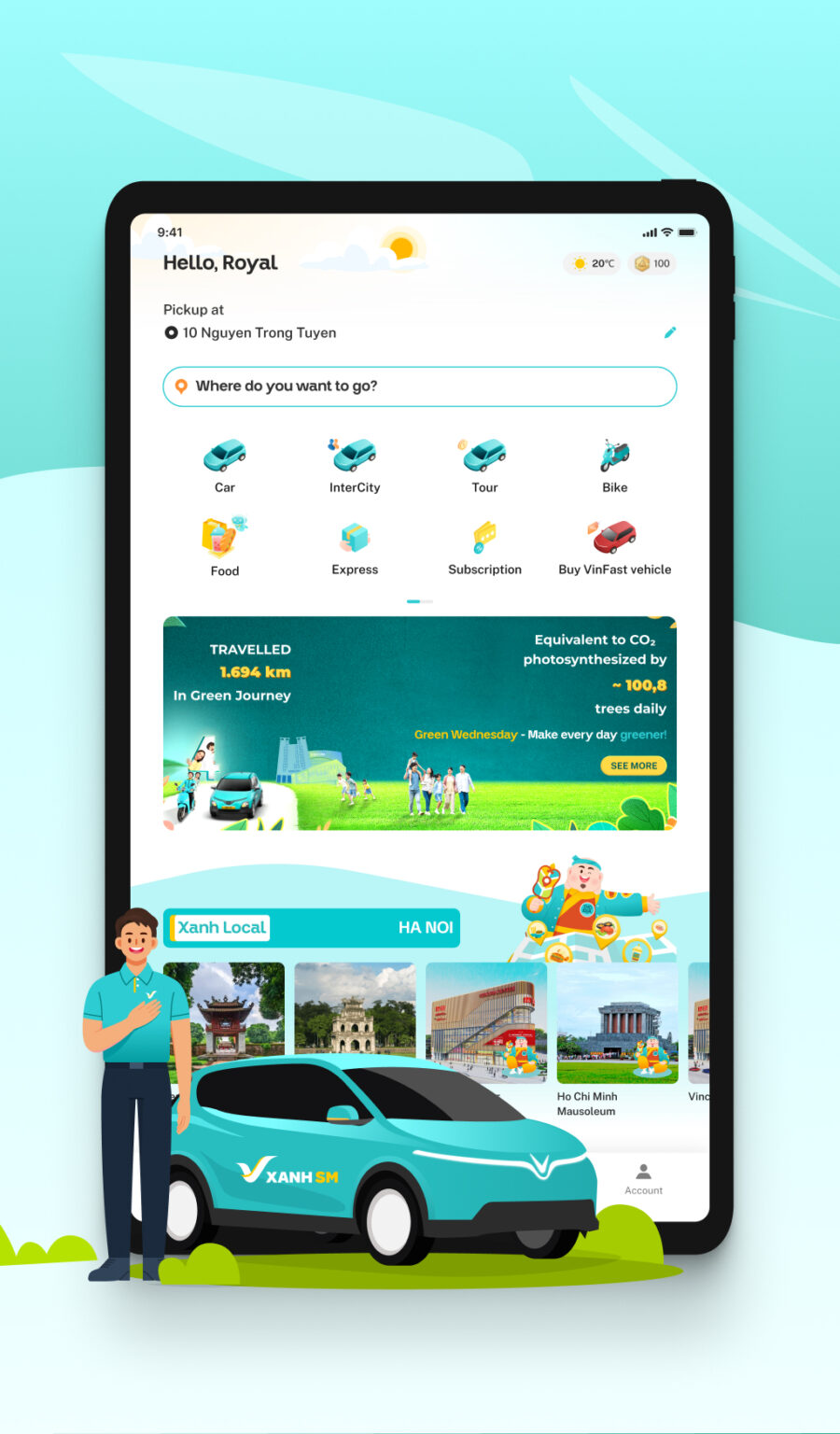 Xanh SM: Book EV rides 4.18.3 APK Download by GSM Green and Smart ...