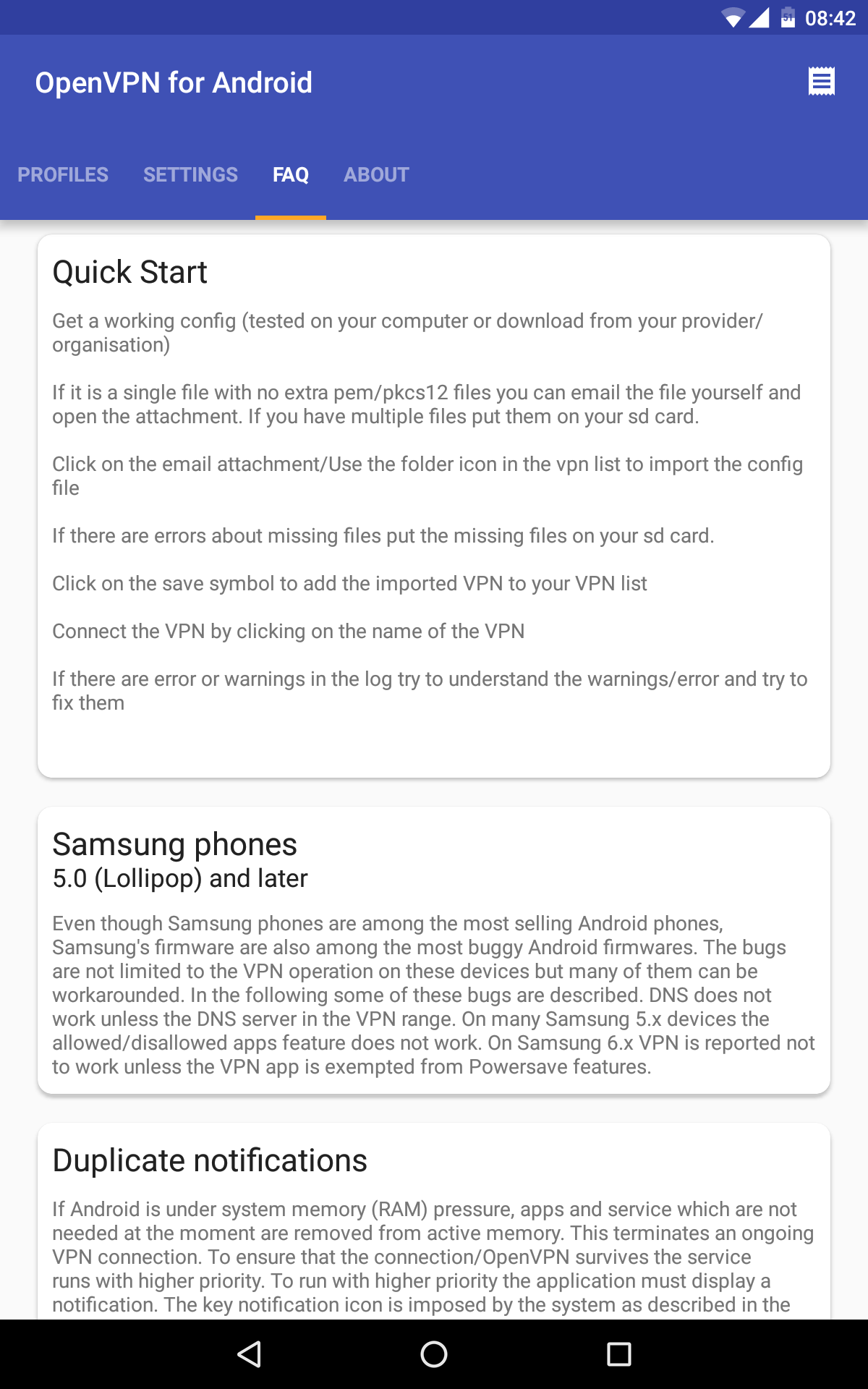 OpenVPN for Android 0.7.62 (120-640dpi) (Android 5.0+) APK Download by Arne Schwabe - APKMirror