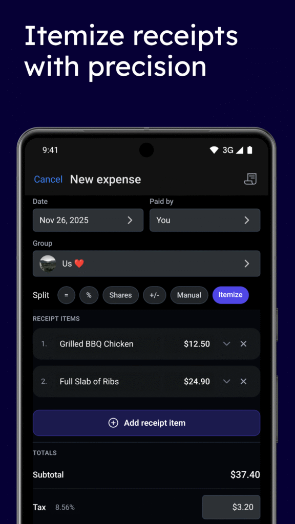 Split bills: SplitMyExpenses 1.0.9 (120-480dpi) APK Download by VuxByte ...