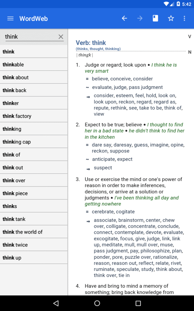 Dictionary - WordWeb 5.0 (noarch) (nodpi) (Android 4.4+) APK Download ...