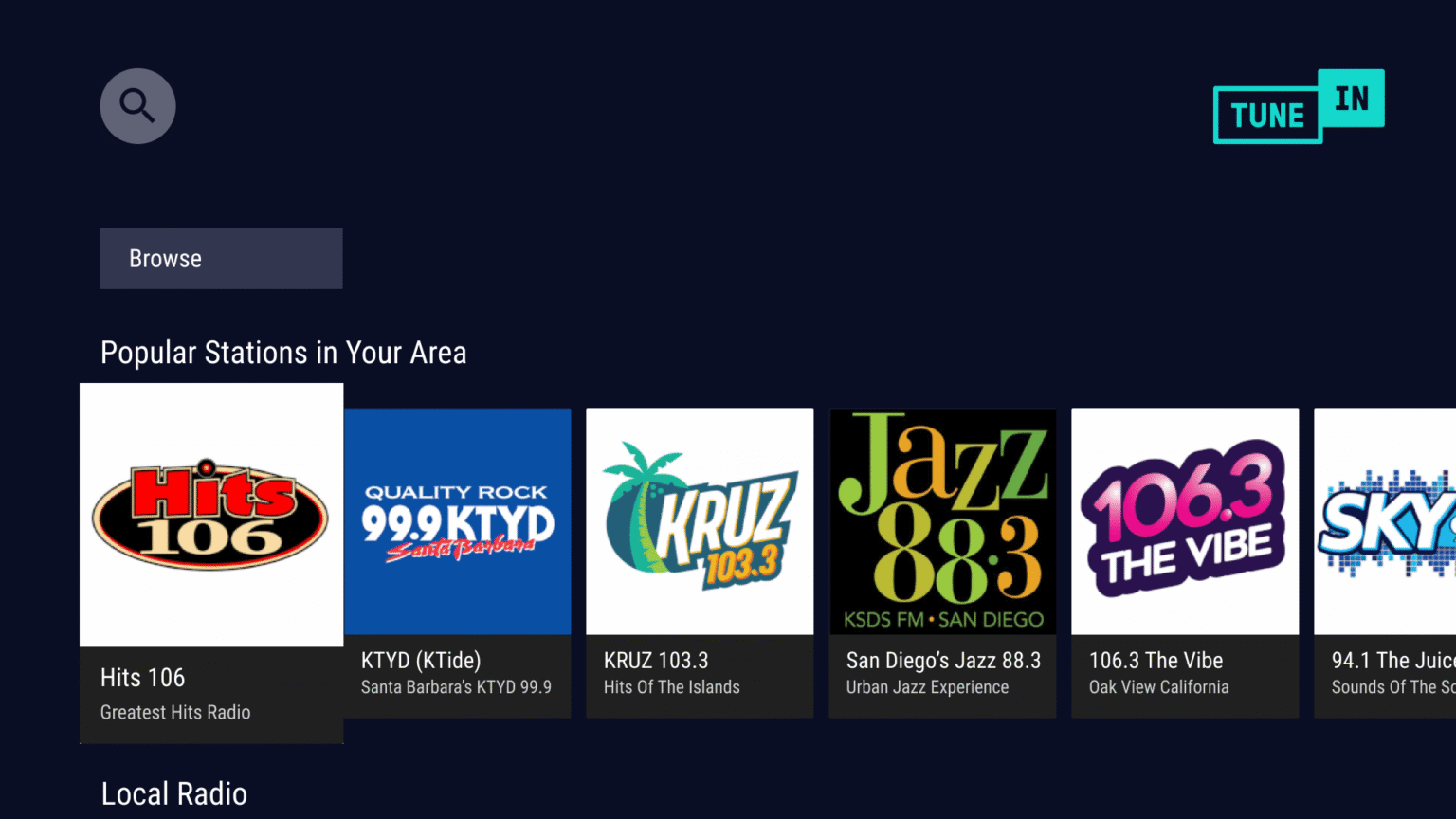 Download TuneIn Radio: Music & Sports (Amazon Appstore Fire Tablet ...
