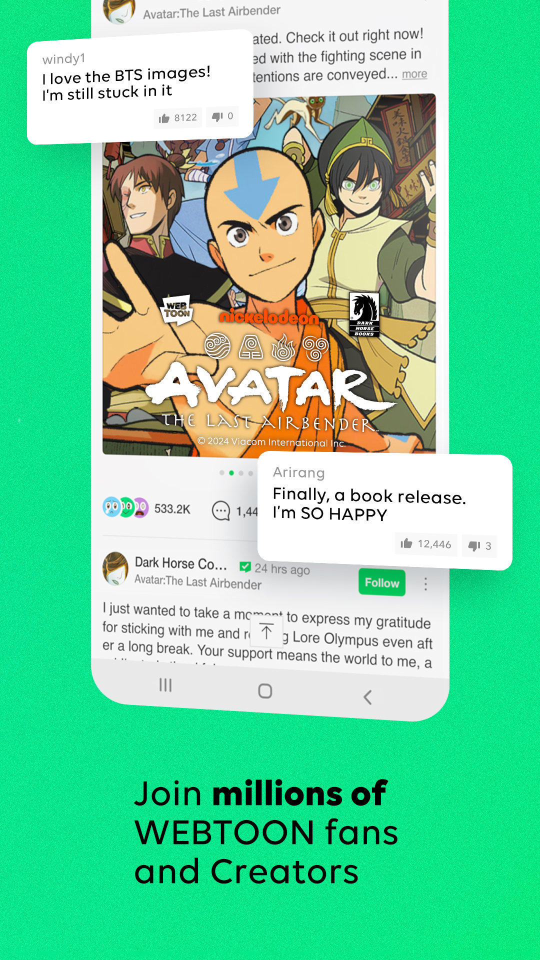 WEBTOON: Manga, Comics, Manhwa 3.7.1 (arm64-v8a + arm-v7a) (Android 8.0 ...