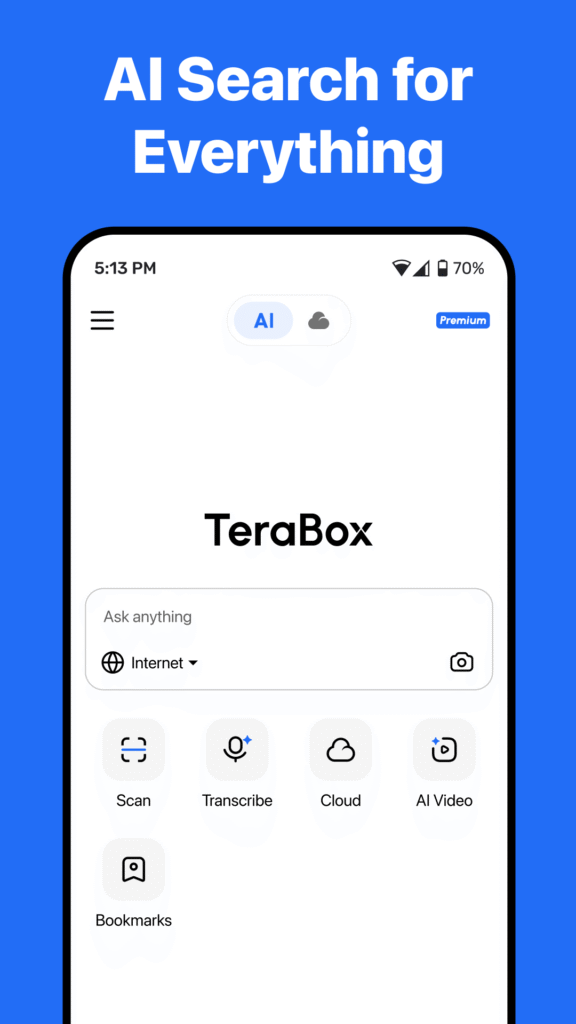 TeraBox: 1TB Cloud & AI Space 4.15.1 (arm64-v8a + arm-v7a) (120-640dpi ...