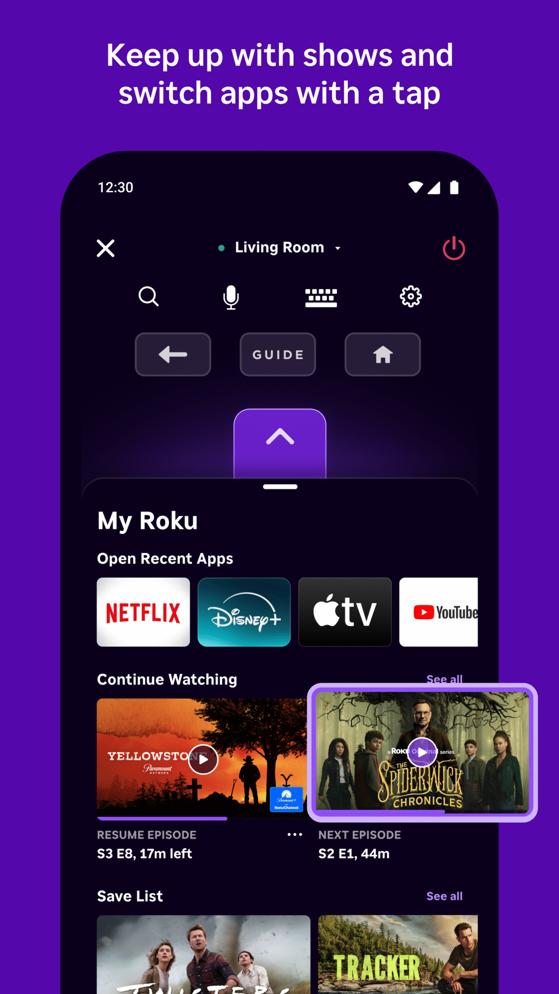 The Roku App (Official) 9.7.0.2302062 (nodpi) (Android 8.0+) APK ...
