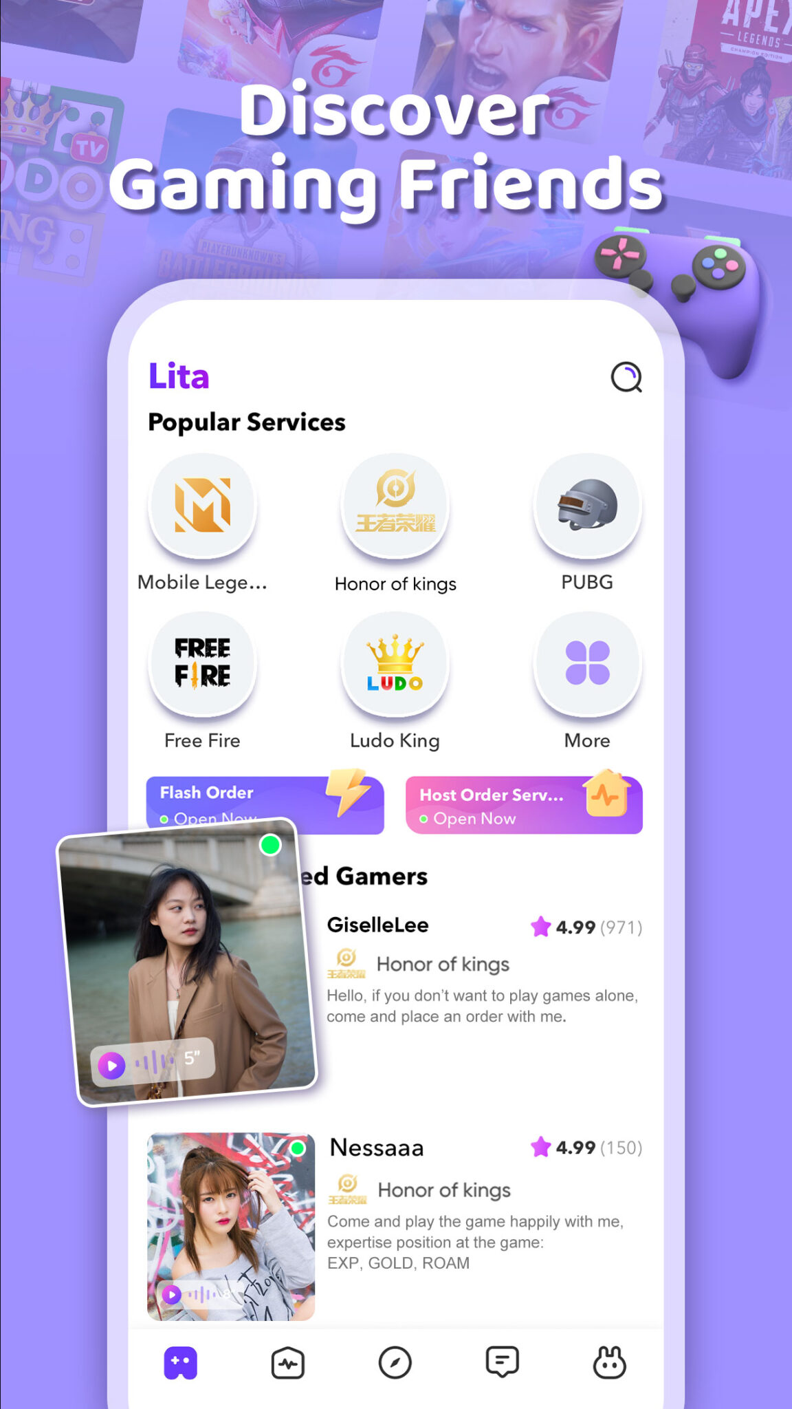 Lita - Meet Gamer Friends 1.312 APK Download by BATTUTA TECHNOLOGY PTE ...