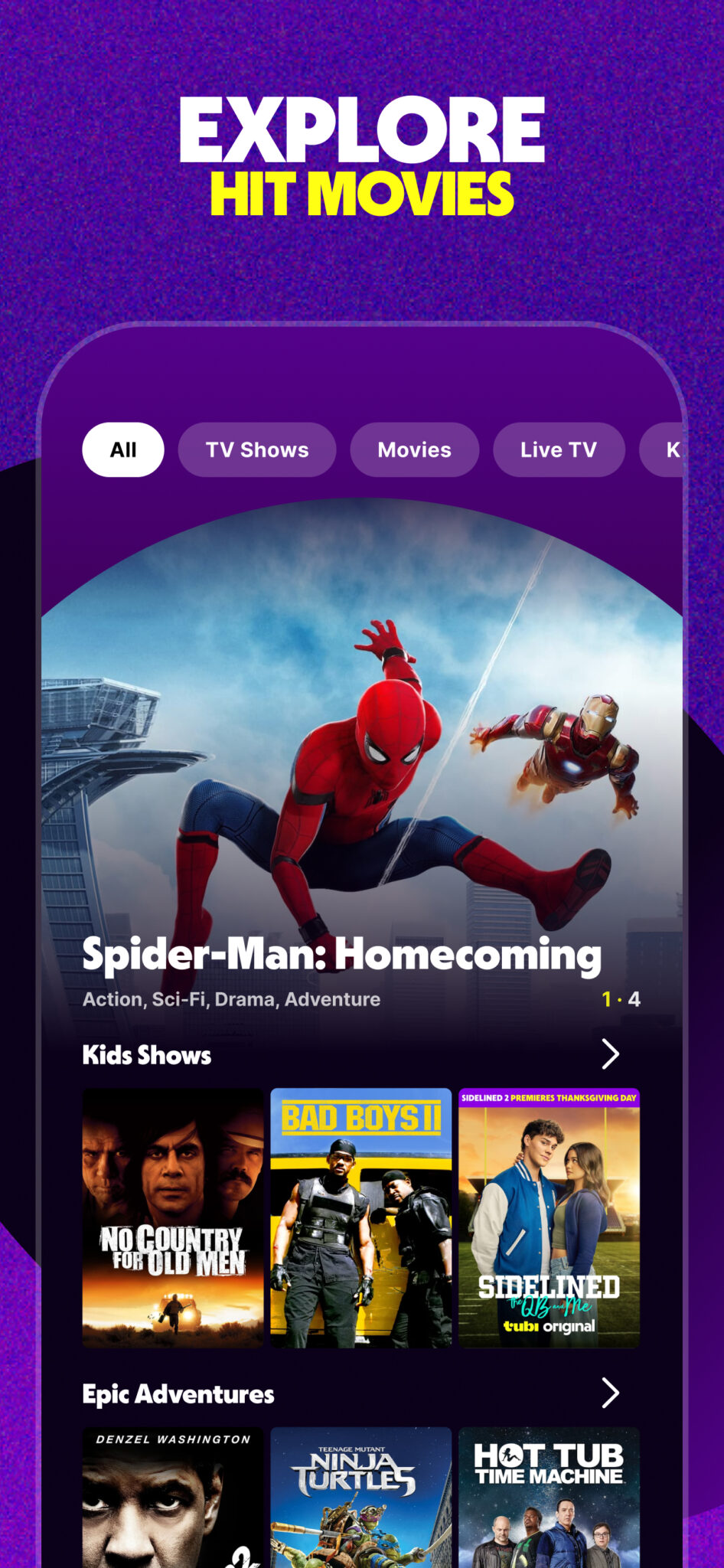 Tubi: Free Movies & Live TV 8.22.0 (arm64-v8a + arm-v7a) (120-640dpi ...