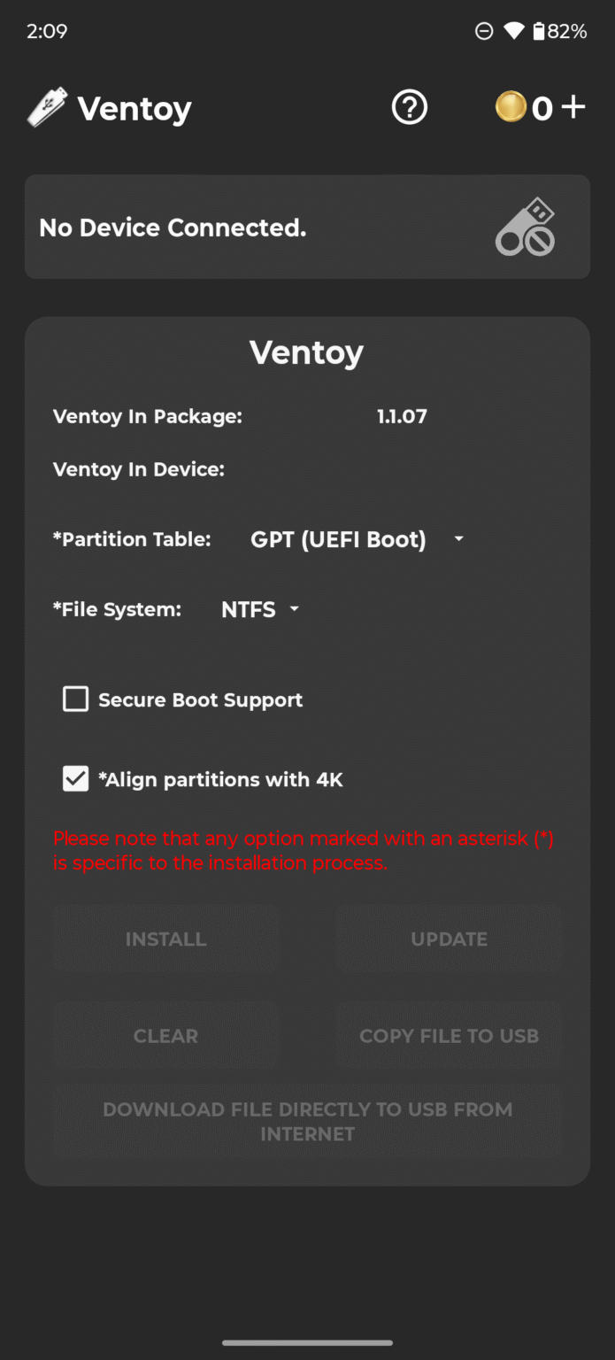 Ventoy (Unofficial) 9.14.0 (1.1.10) APK Download by MixApplications ...