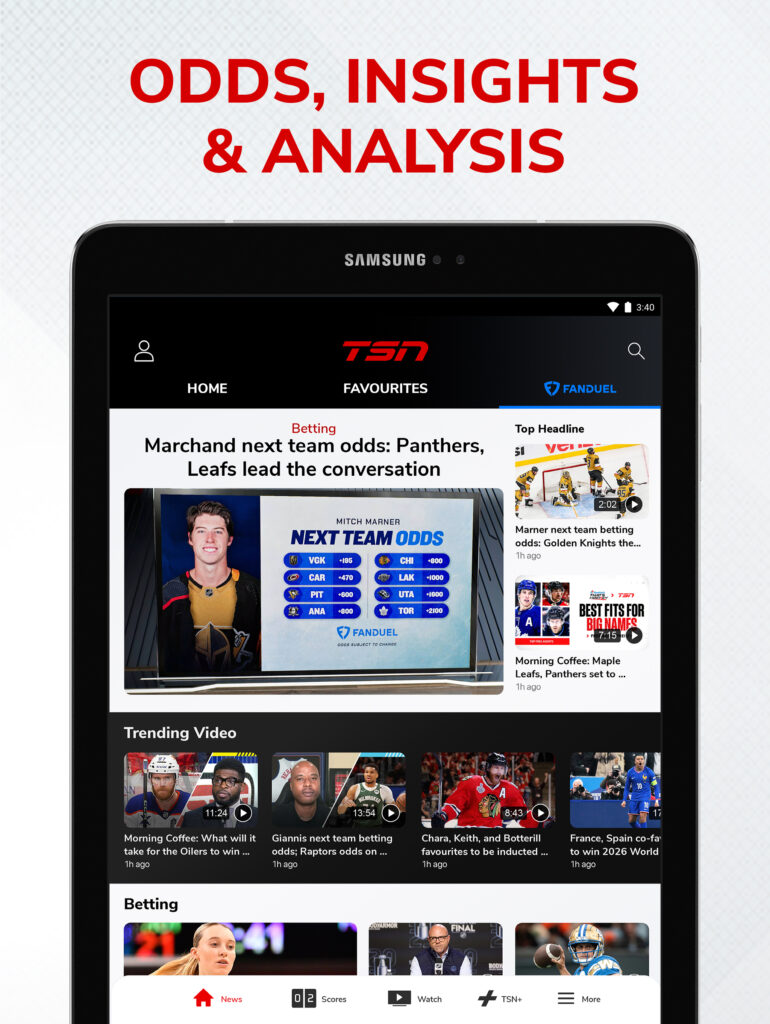 Download TSN: NFL, NHL, NBA, CFL & more APKs for Android - APKMirror