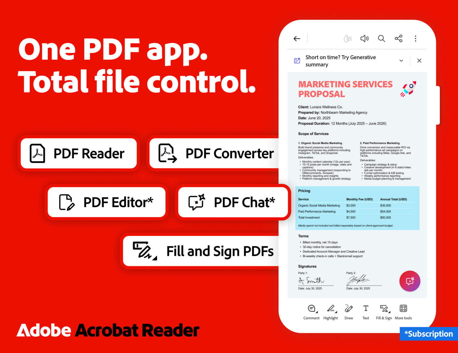 Adobe Acrobat Reader: Edit PDF 25.12.1.42600 beta APK Download by Adobe ...