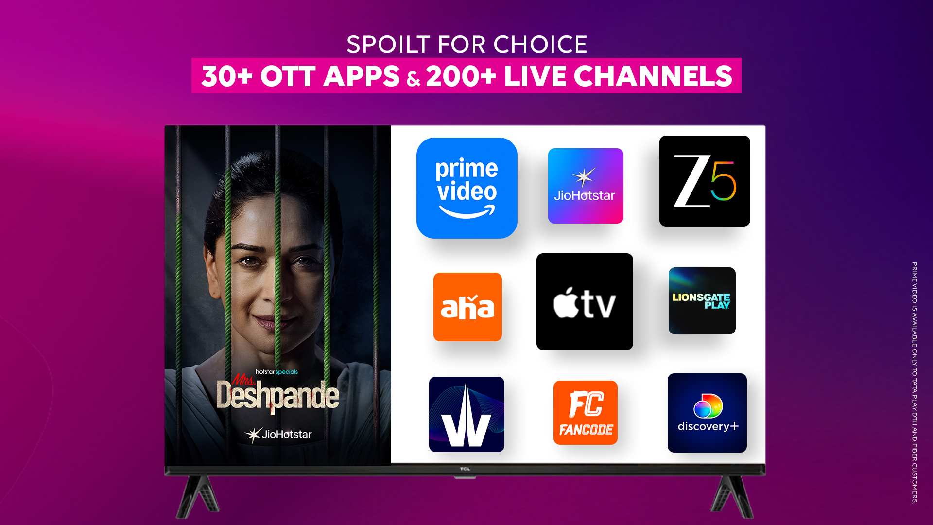 Tata Play Binge: 30+ OTTs in 1 (Android TV) 4.2.31 APK Download by ...