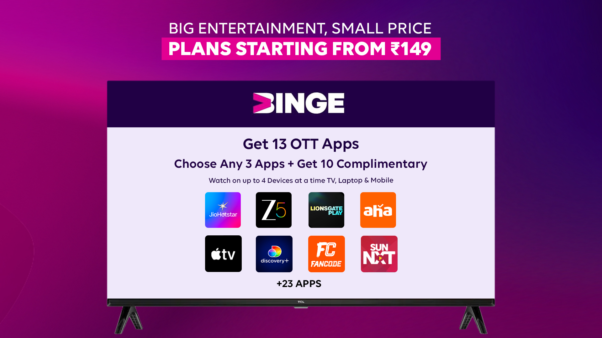 Tata Play Binge: 30+ OTTs in 1 (Android TV) 4.2.31 APK Download by ...