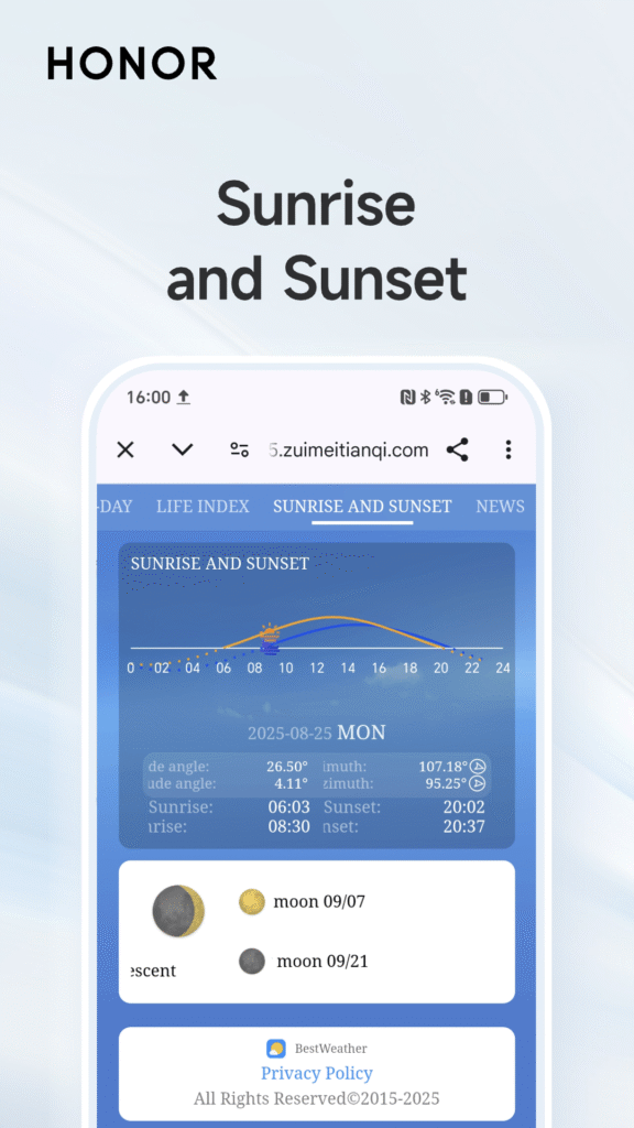 Honor Weather 17.1.7.319 APK Download by Honor Information Technology ...