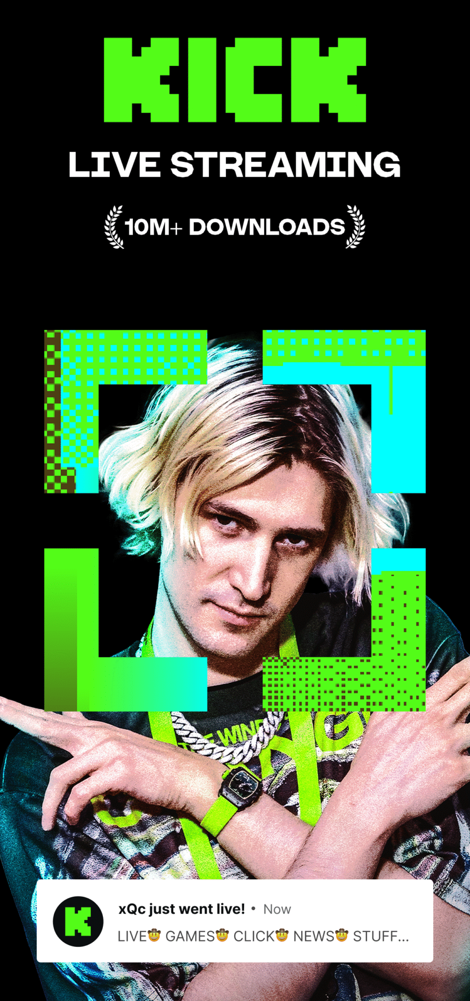 Kick: Live Streaming 40.11.1 (120-640dpi) (Android 7.0+) APK Download ...