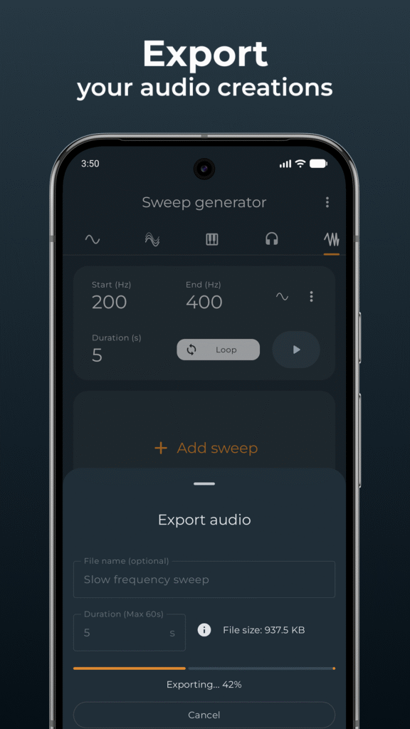 Frequency Sound Generator 5.1.3 APK Download by Hoel Boedec - APKMirror