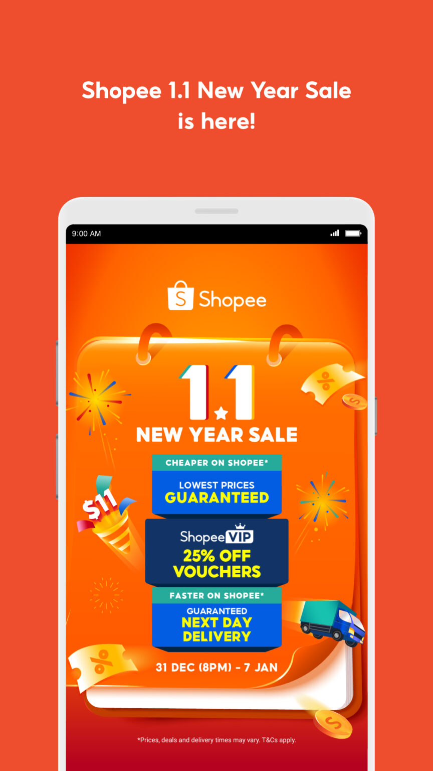 Shopee 1.1 New Year Party 3.65.22 (120-640dpi) (Android 5.0+) APK ...